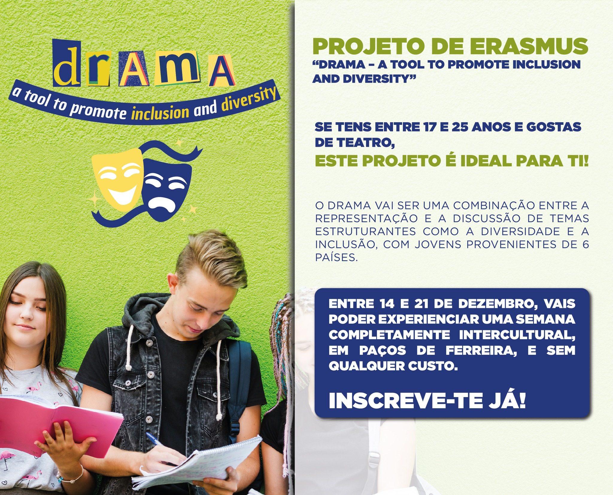 Câmara pacense promove projeto Erasmus sobre teatro - Jornal TVS