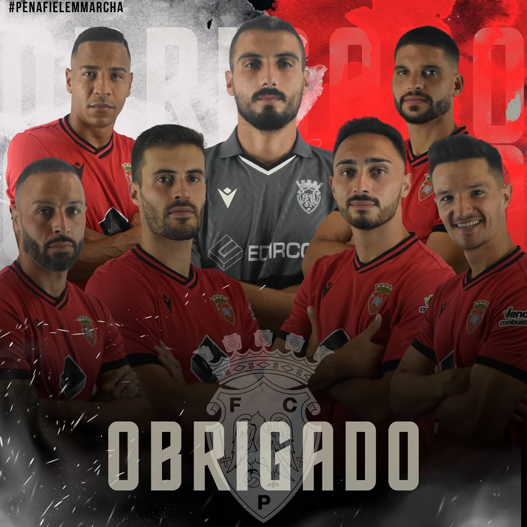 FC Penafiel anuncia saída de sete jogadores - Jornal TVS