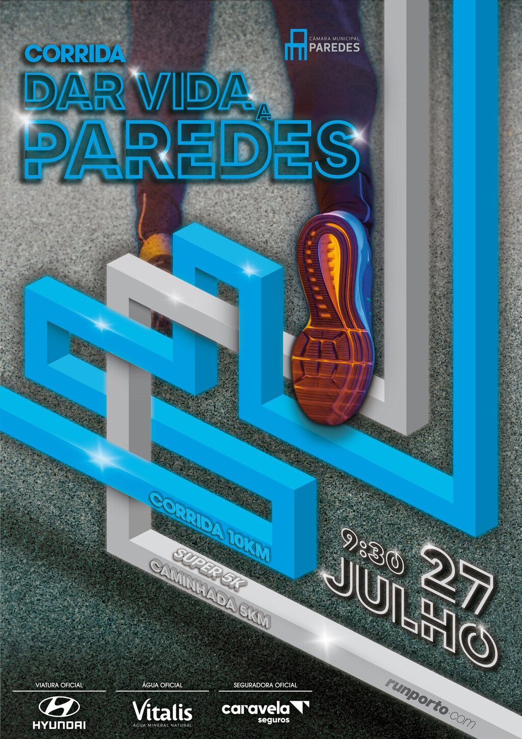 “DAR VIDA A PAREDES" ESTREIA A 27 DE JULHO COM CORRIDA E CAMINHADA ...